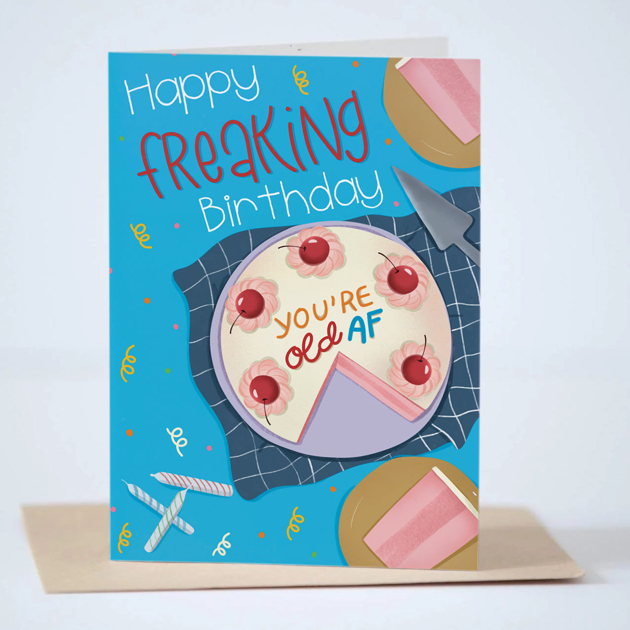 Happy Freaking Birthday Greeting Card – BALLOONERY.COM