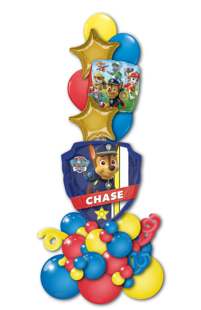 Paw Patrol Chase/Marshal Balloon Tower – BALLOONERY.COM