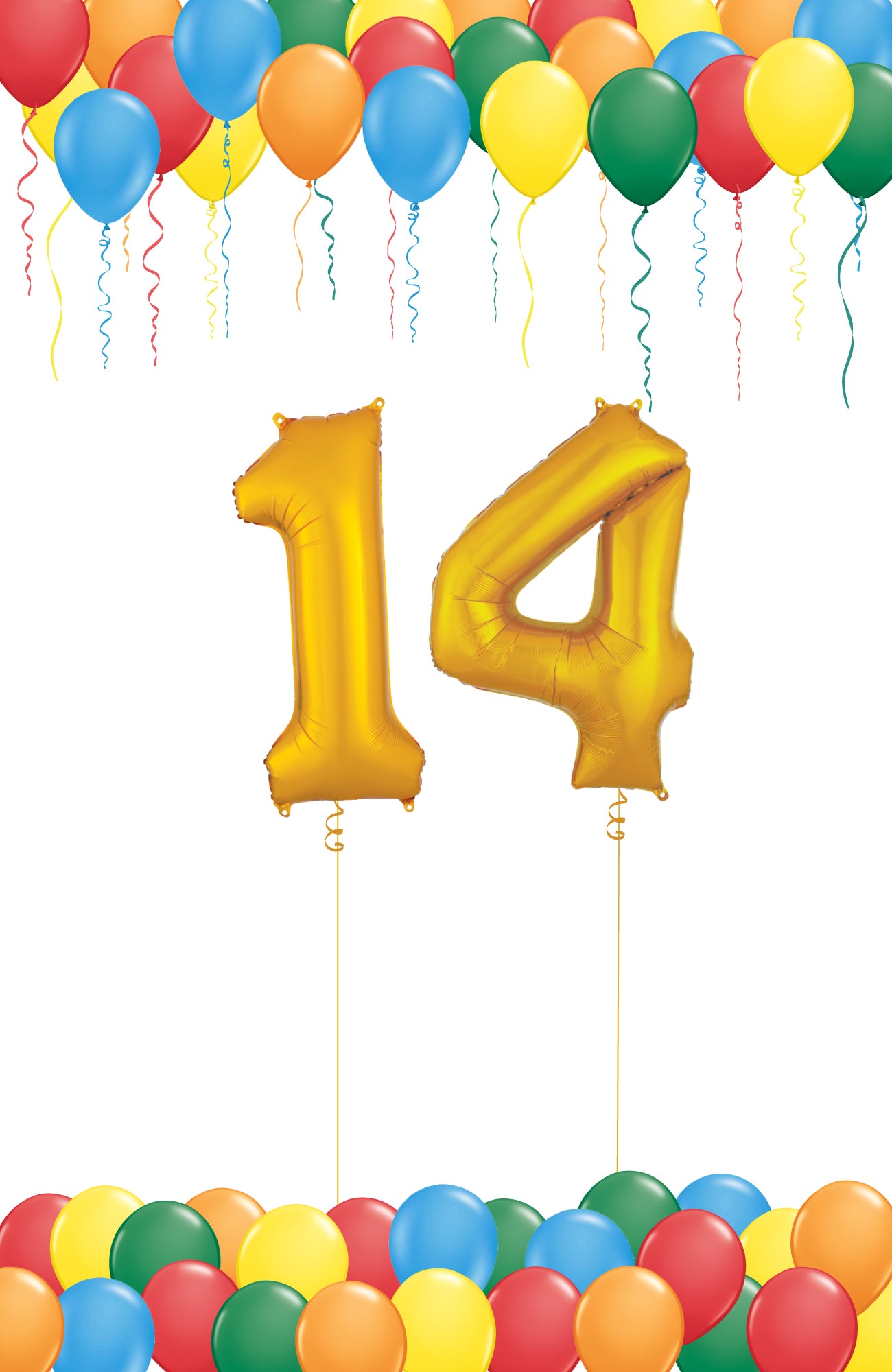 Primary Color Balloon Set – Gift & Party Balloon Delivery – BALLOONERY.COM