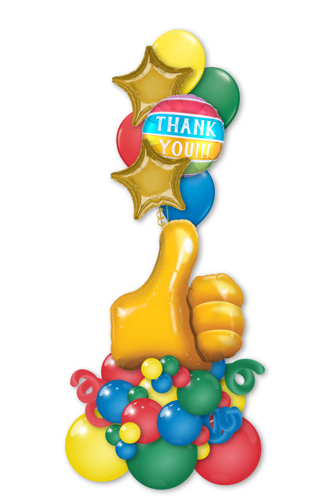 Thank You Balloon Tower – BALLOONERY.COM