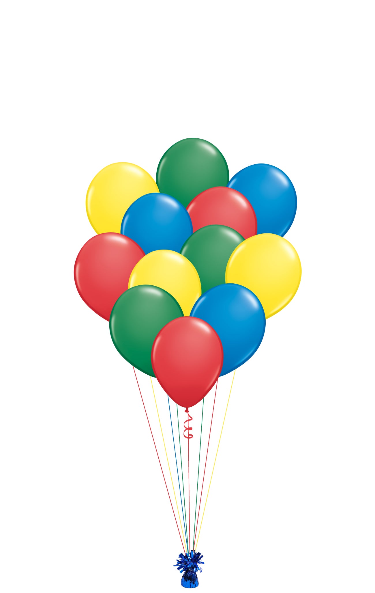 Primary Color Balloon Bouquet – Gift & Celebration Delivery ...