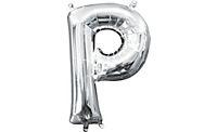 16in SILVER LETTER P Balloon – BALLOONERY.COM