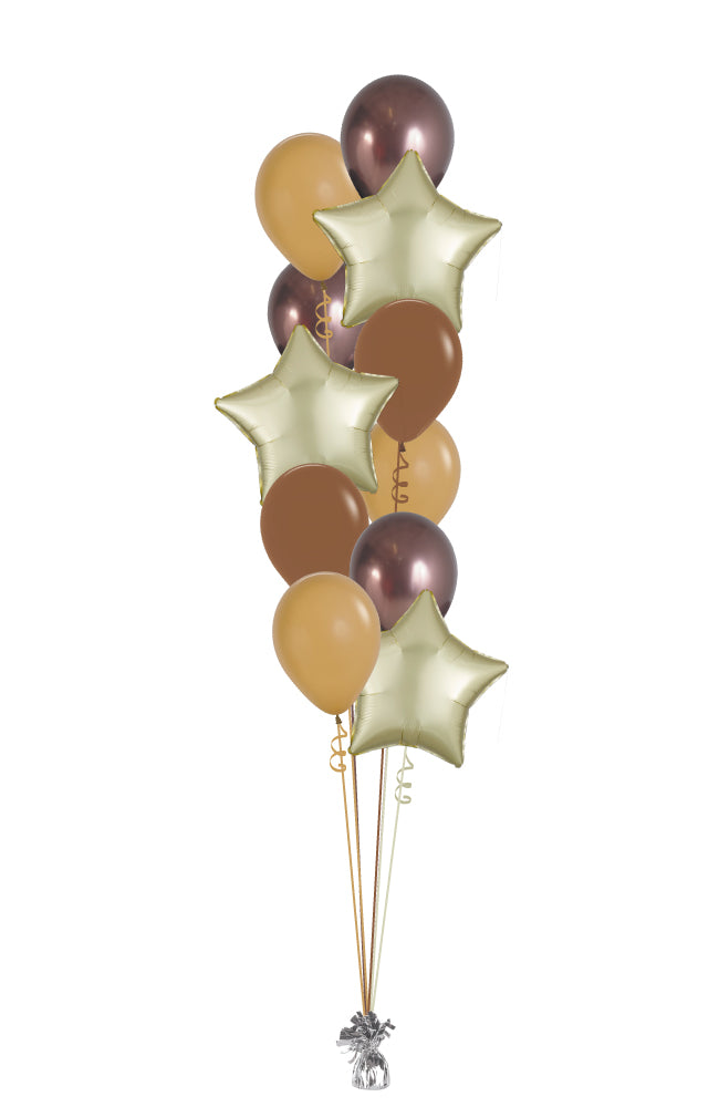 Mocha Tower Balloon Bouquet – BALLOONERY.COM
