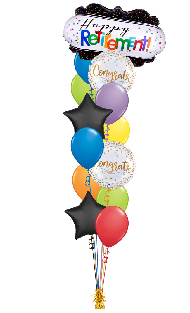 Retire in Style! Balloon Bouquet – BALLOONERY.COM
