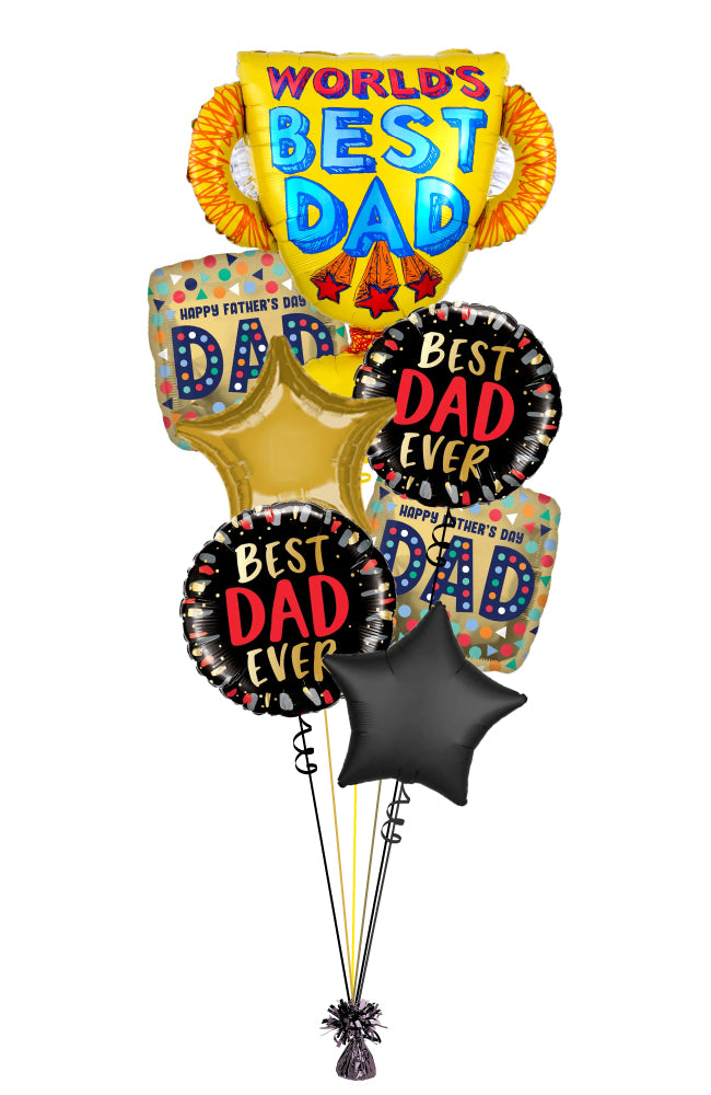 Trophy Dad Balloon Bouquet – BALLOONERY.COM