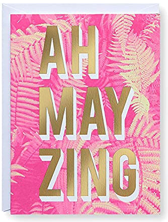 AH MAY ZING Greeting Card – BALLOONERY.COM