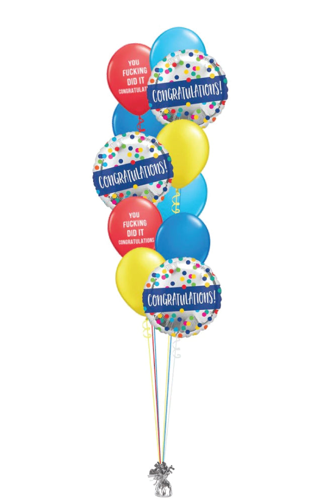 Sassy Congratulations Adult Balloon Bouquet – BALLOONERY.COM