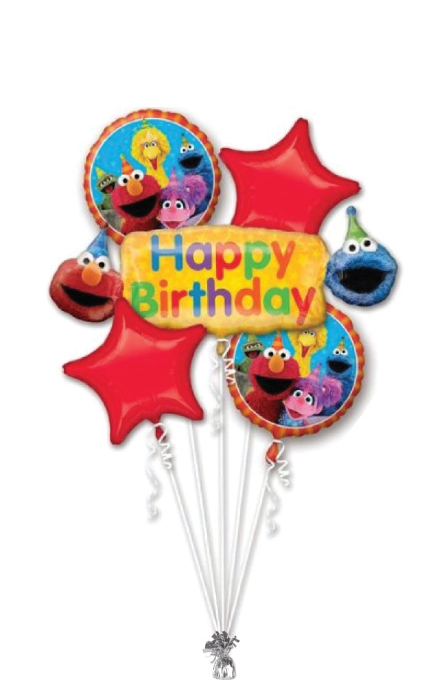 Sesame Street Birthday Balloon Bouquet – BALLOONERY.COM
