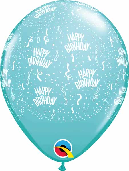 11" HBD Green Balloon – BALLOONERY.COM